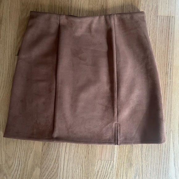 Alya | Skirts | Alya Chocolate Brown Mini Skirt | Poshmark